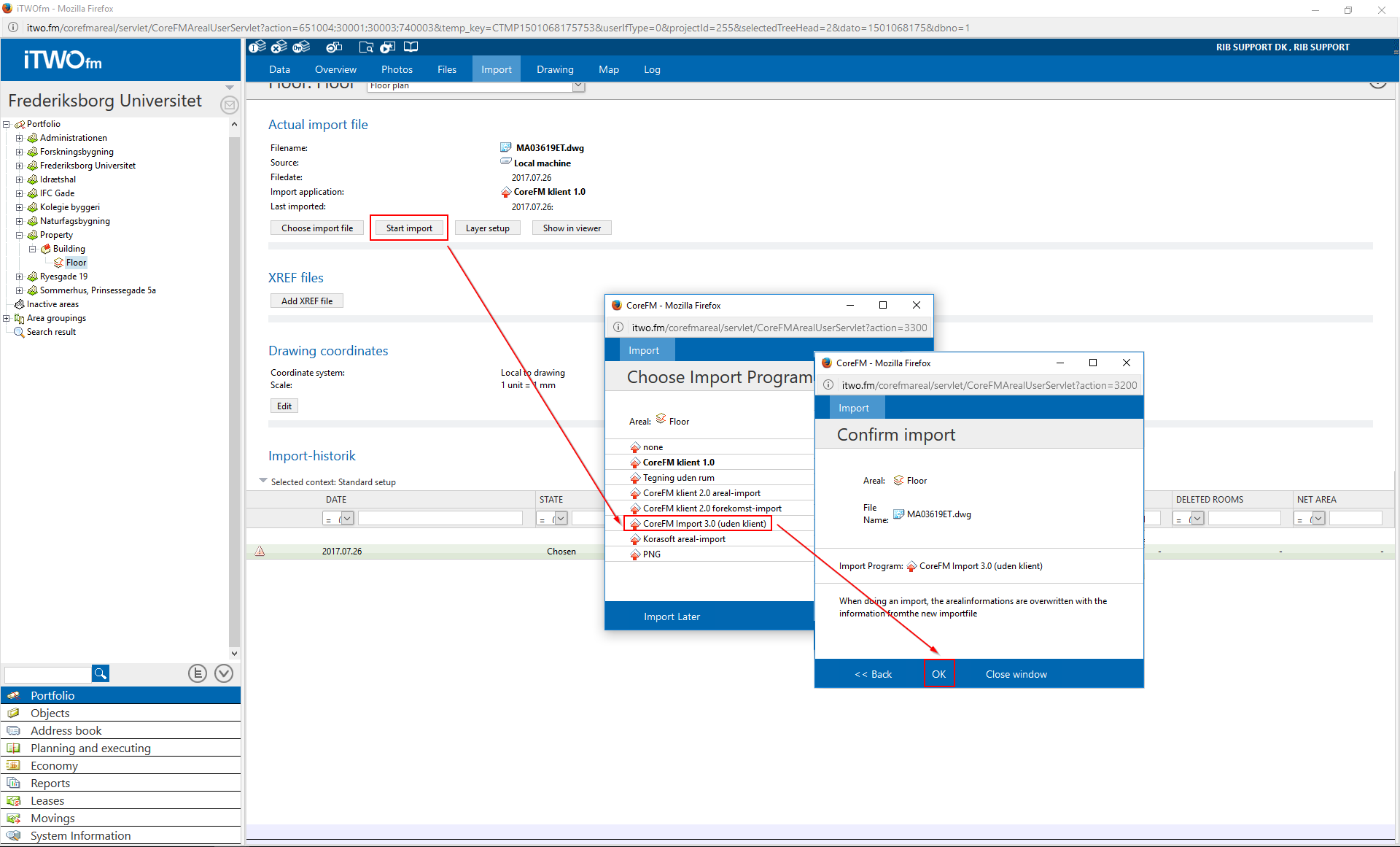Import a drawing – SupportCenter