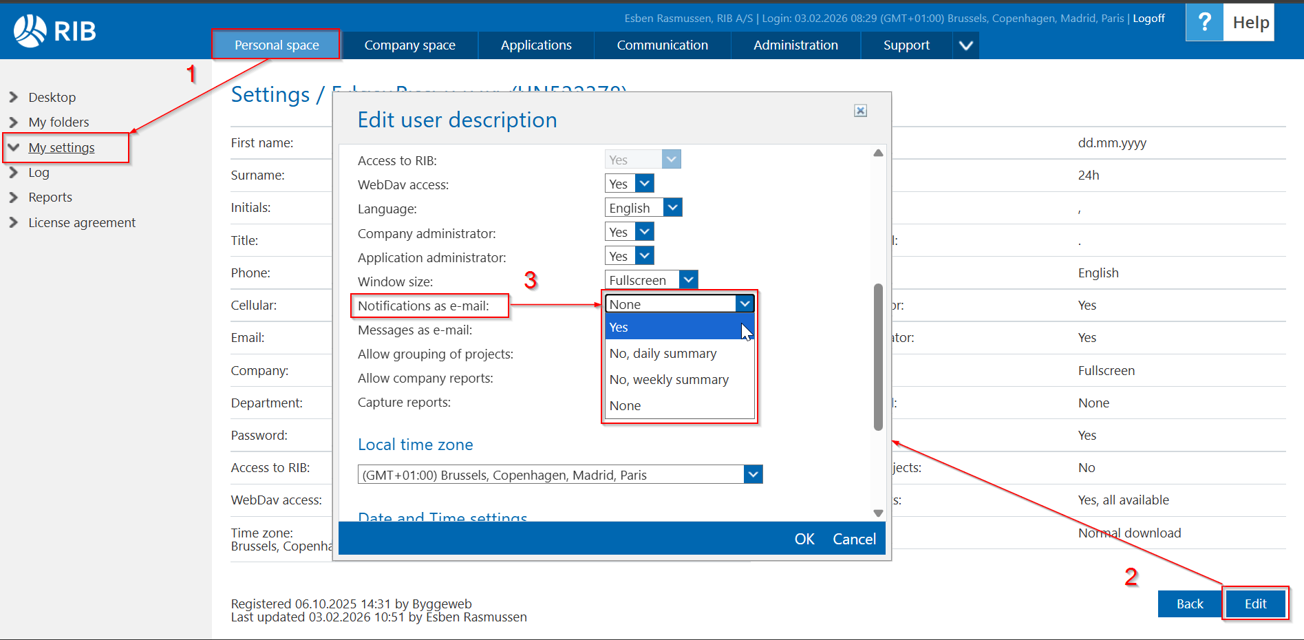 Notifications – SupportCenter